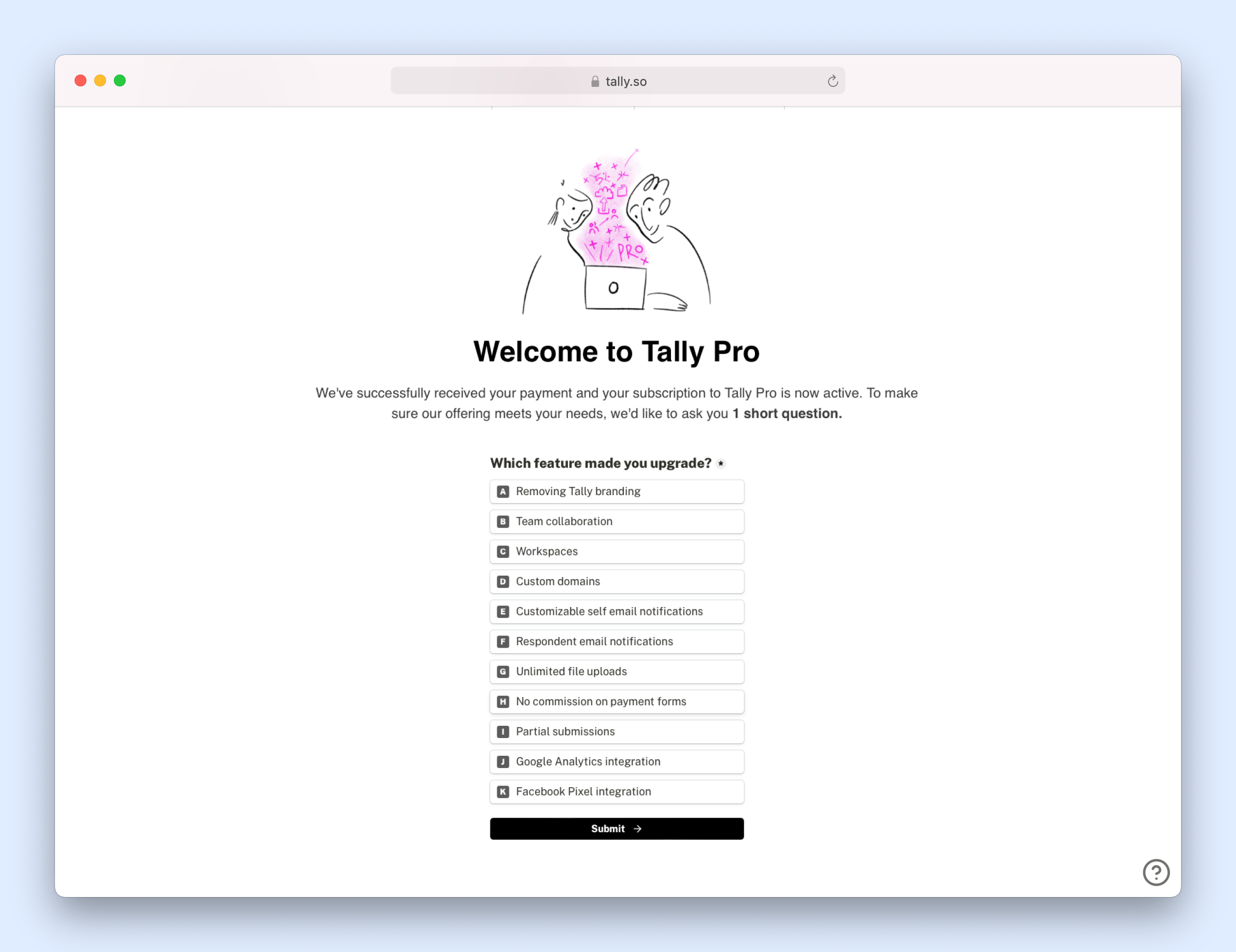 How we use Tally to run our bootstrapped startup